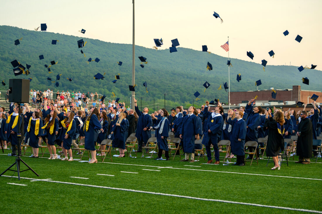 ‘We did it!’: 106 receive diplomas at Bald Eagle Area commencement ...